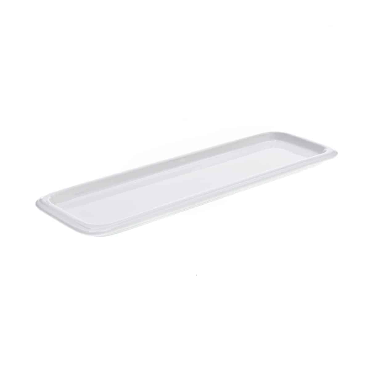 Gastronorm Dish White Porcelain 2/4 20mm - Primeware Ceramics