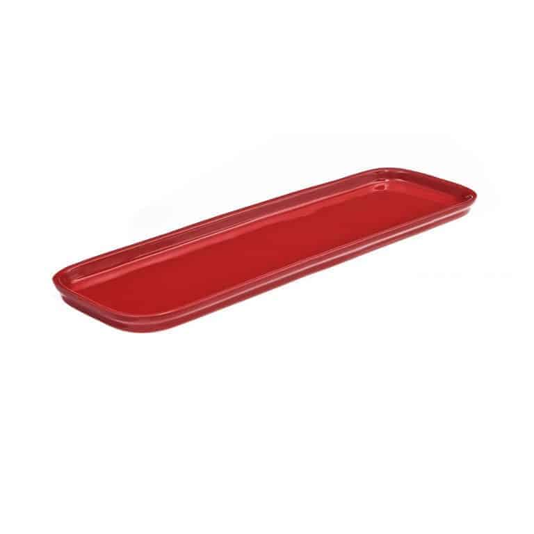 Multi Portion Dish Red 2/4 20mm - Primeware Ceramics