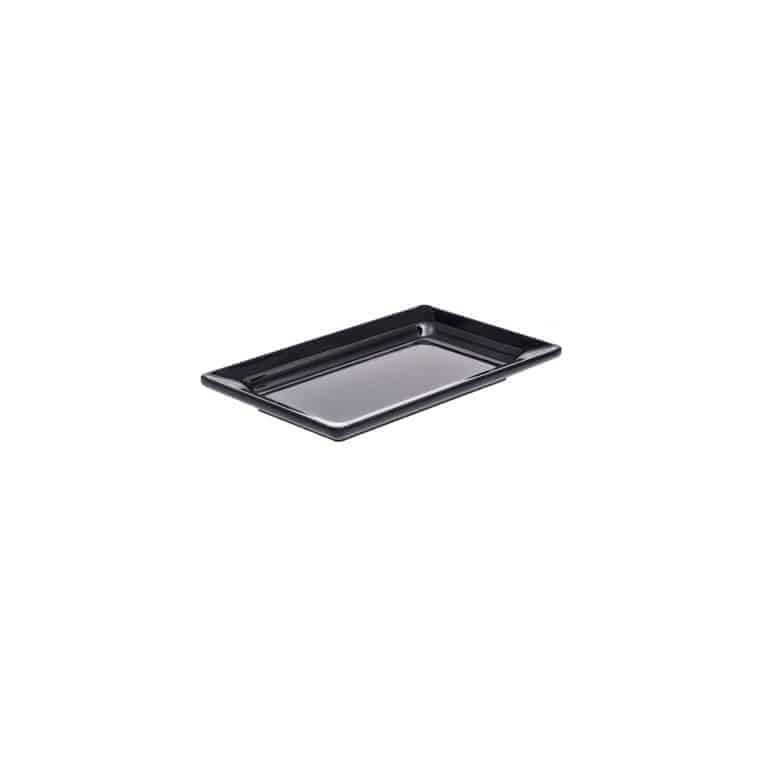 Black Oblong Platter - GN1/4 - Primeware Ceramics