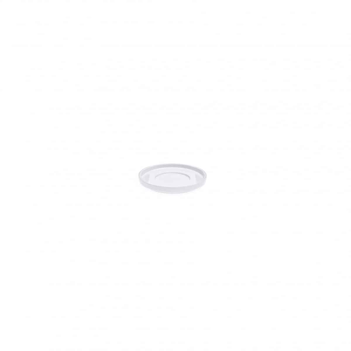 White Round Lid - 15cm - Primeware Ceramics