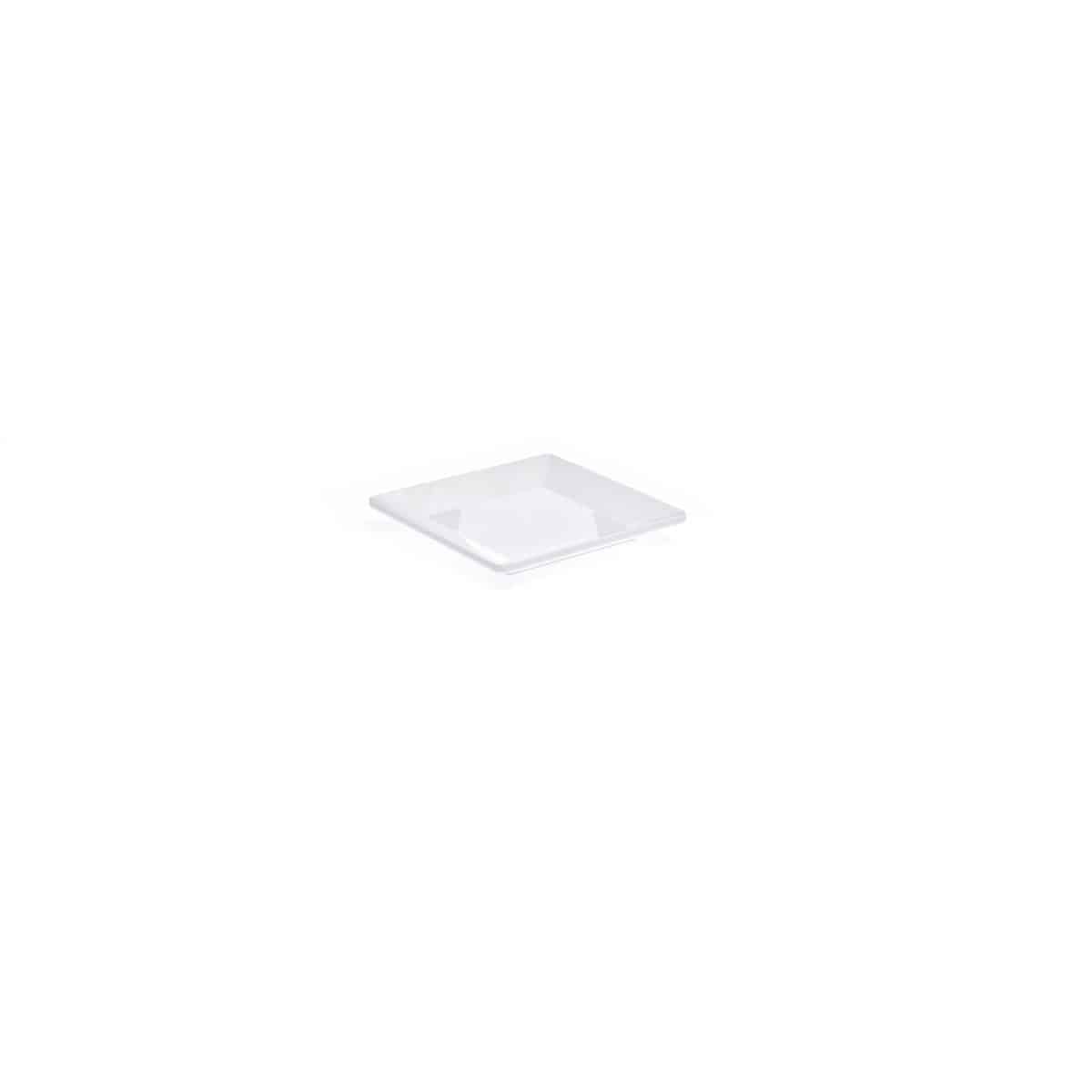 White Extra, Extra Small Square Platter - 15cm - Primeware Ceramics