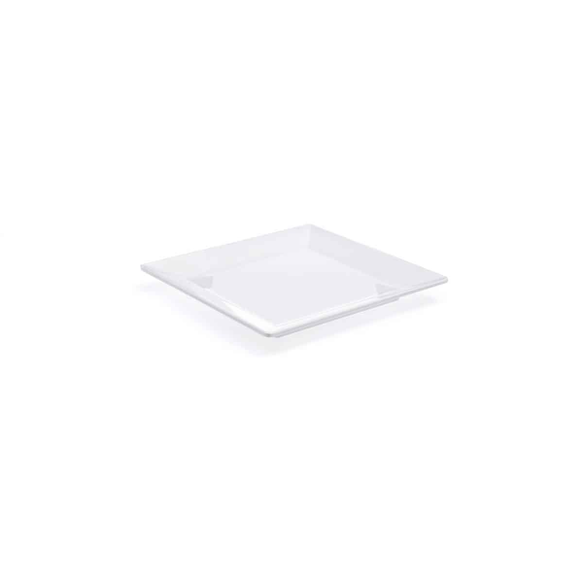 White Medium/Small Square Platter - 27cm - Primeware Ceramics