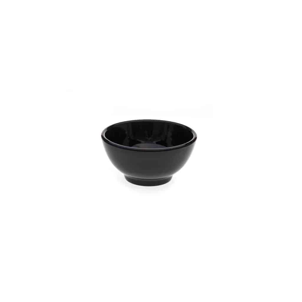 Black Small Round Bowl - 13cm - Primeware Ceramics