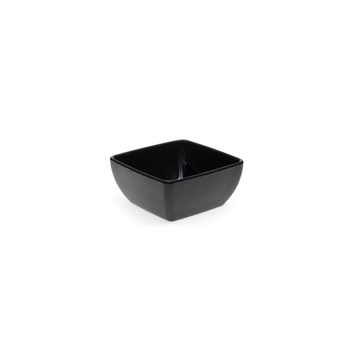 Black Medium/Small Square Bowl - 11cm - Primeware Ceramics